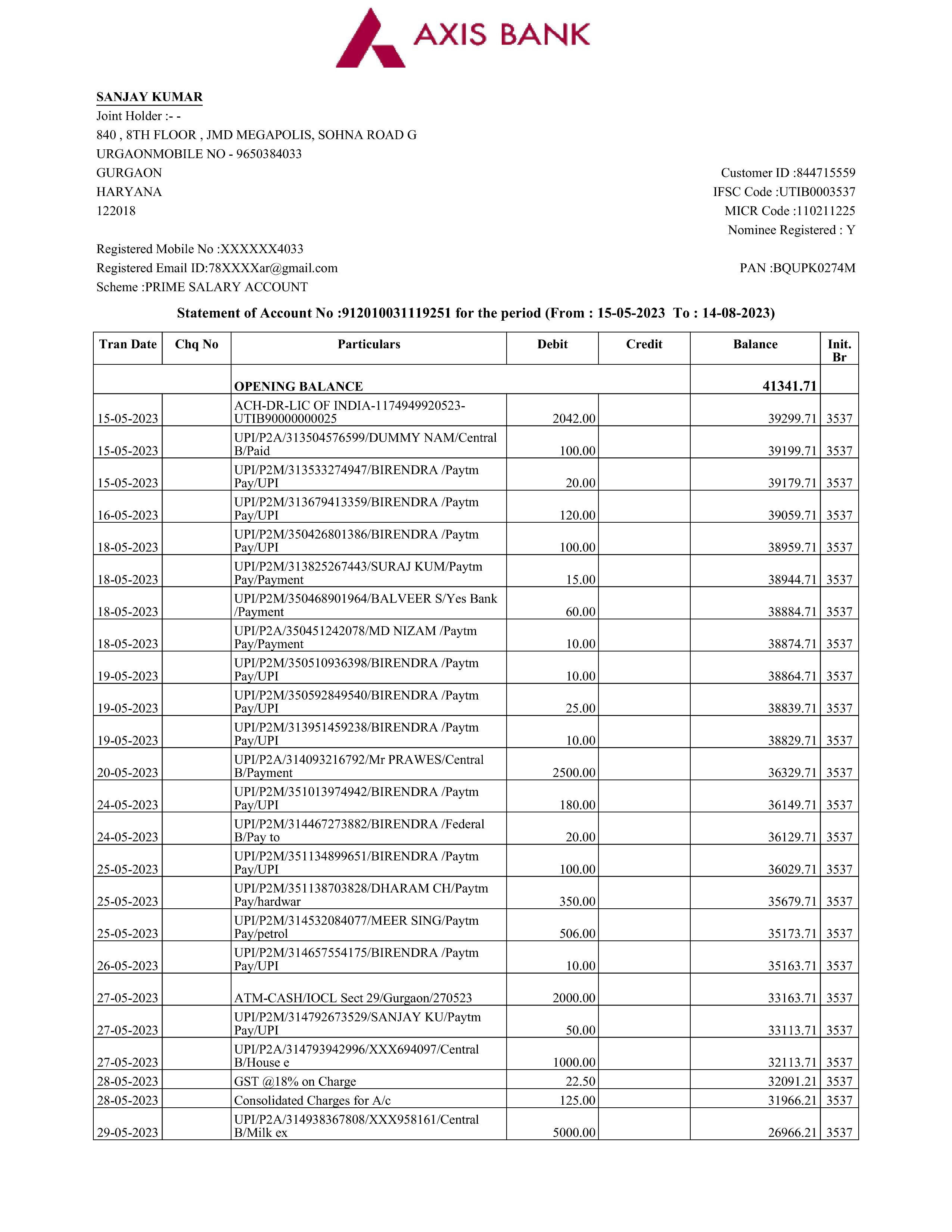 bank_statements Object Detection Dataset by donut