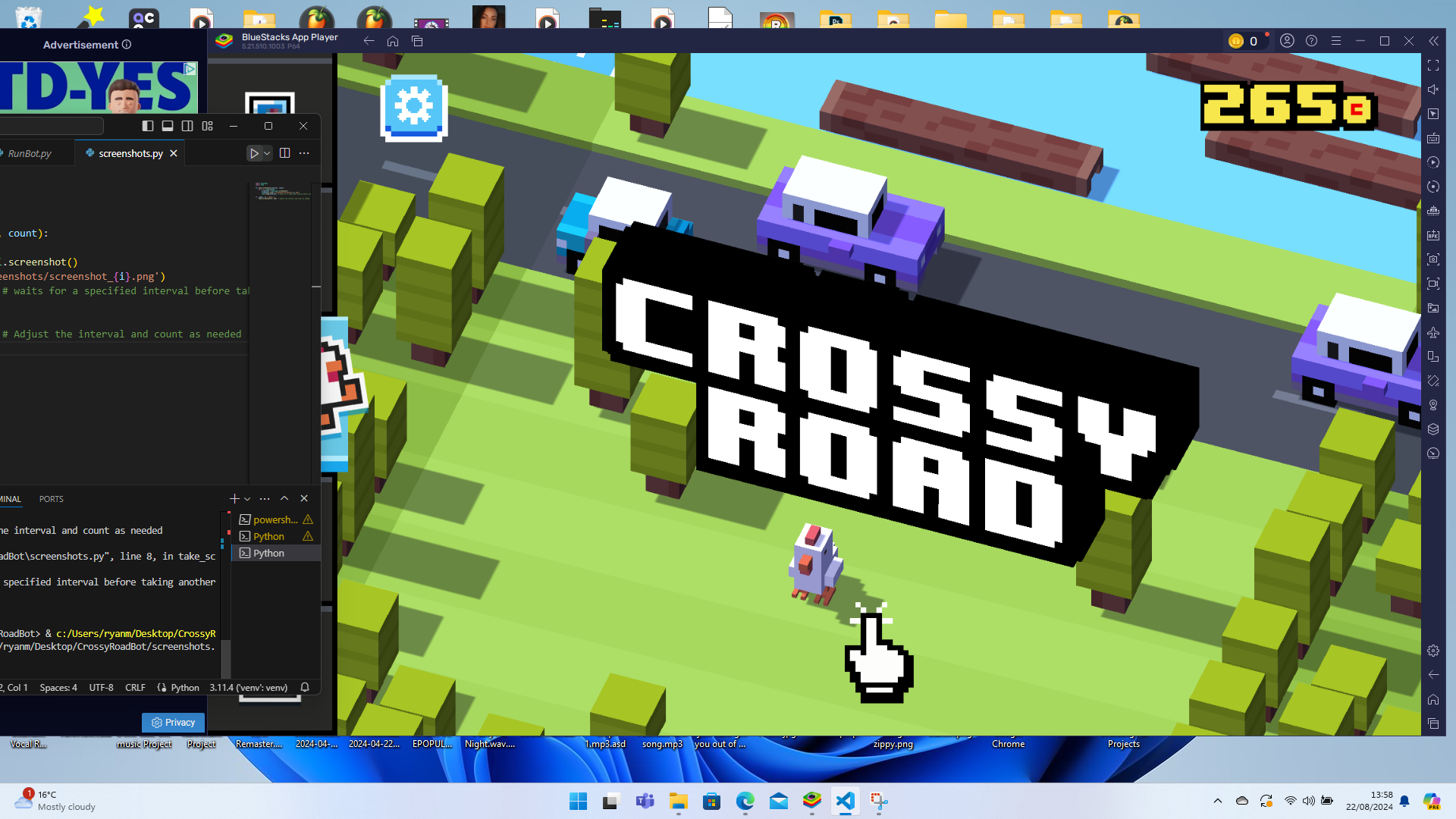 CrossyRoadUPDATE Object Detection Model by CrossyRoad