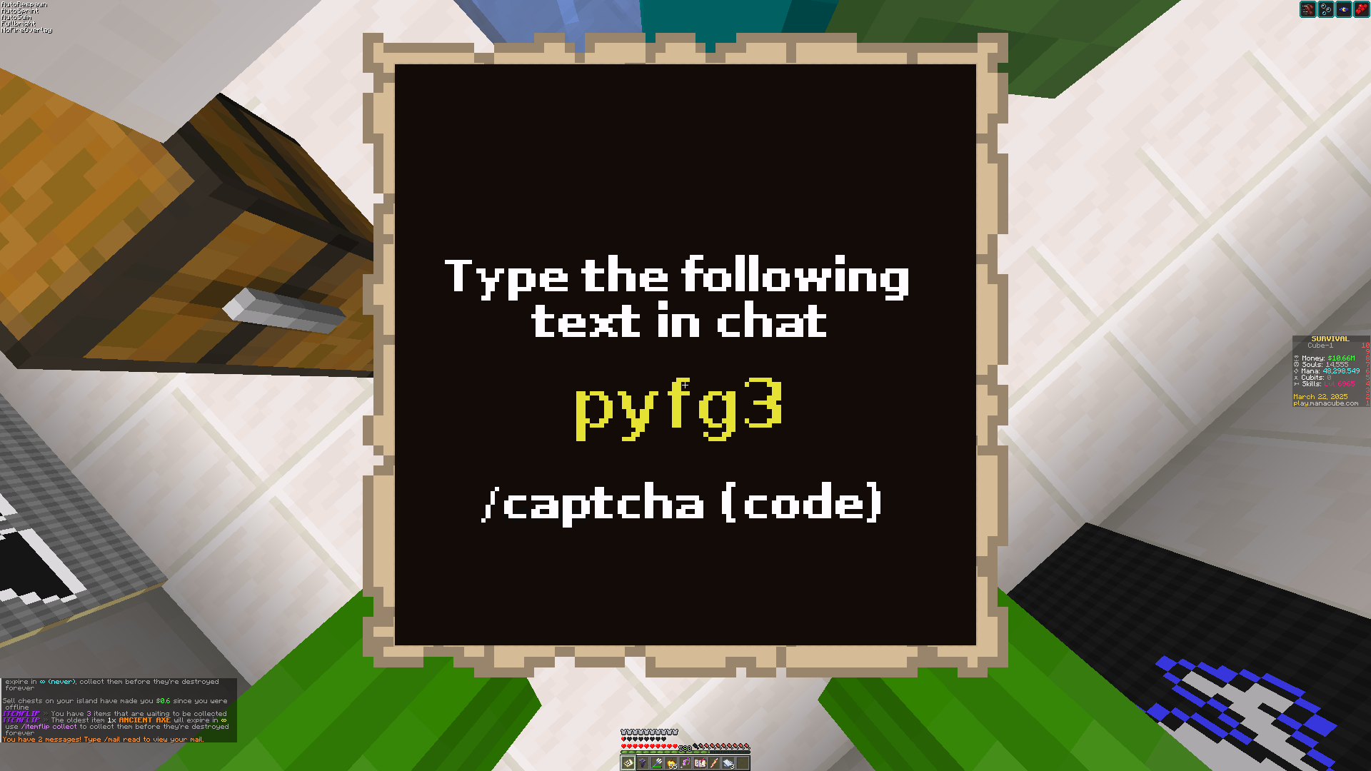 Minecraft_CAPTCHA Object Detection Dataset and Pre-Trained Model by Minecraft project