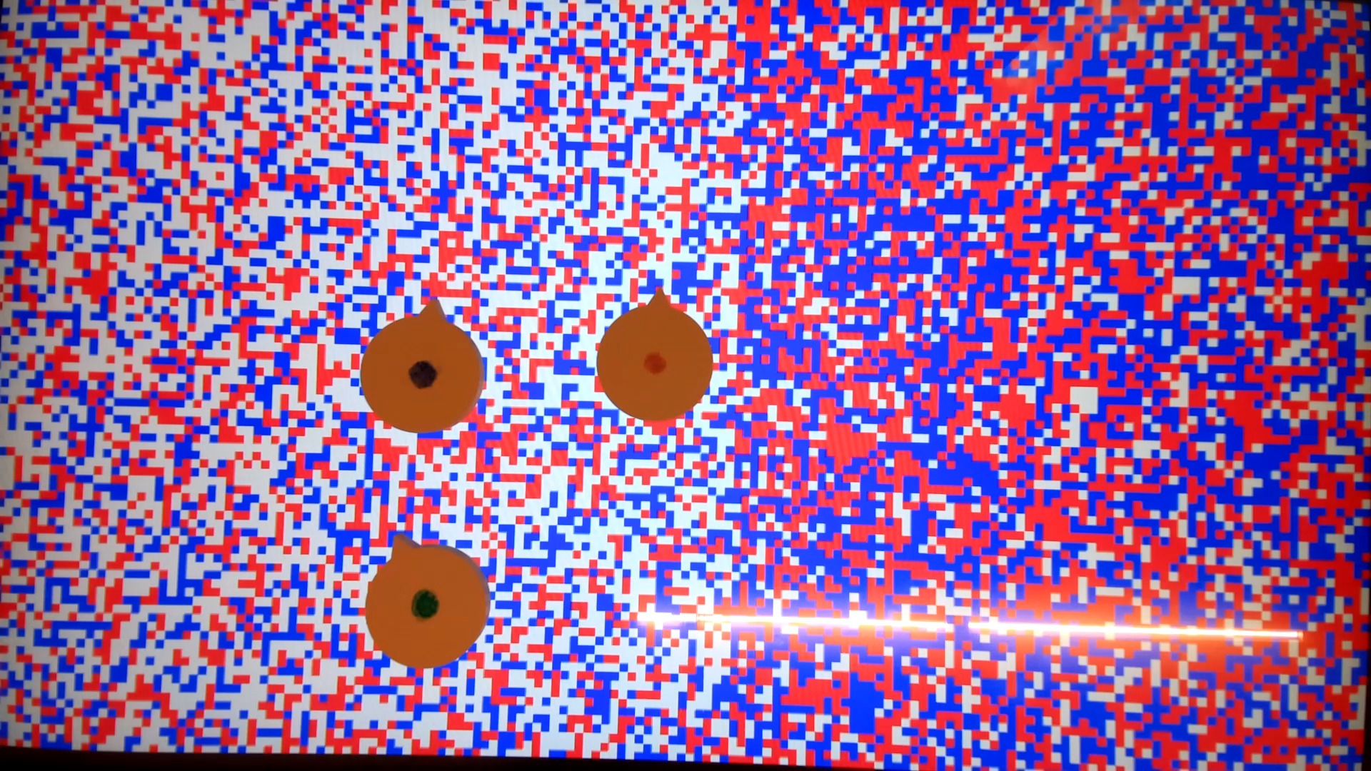 Colored disks 3 Instance Segmentation Dataset by TangibleObjects