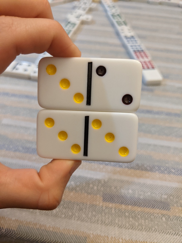 Double twelve dominoes Object Detection Model by Pip tracker