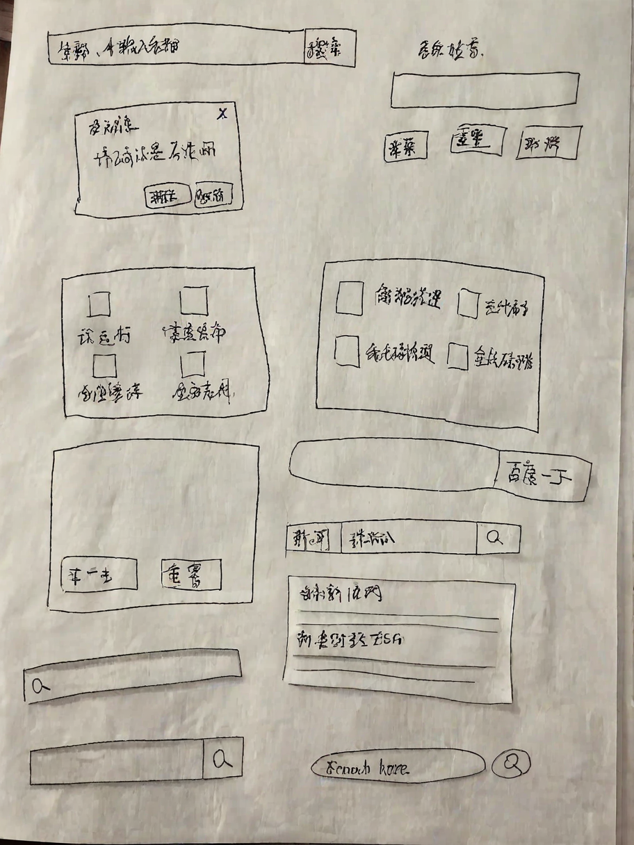 hand drawn webpage Object Detection Model by weaver