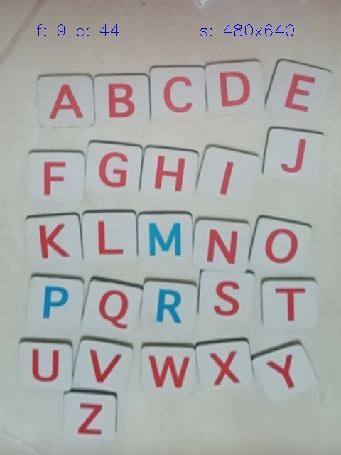 Alphabet Object Detection Model by Sanja Tronic