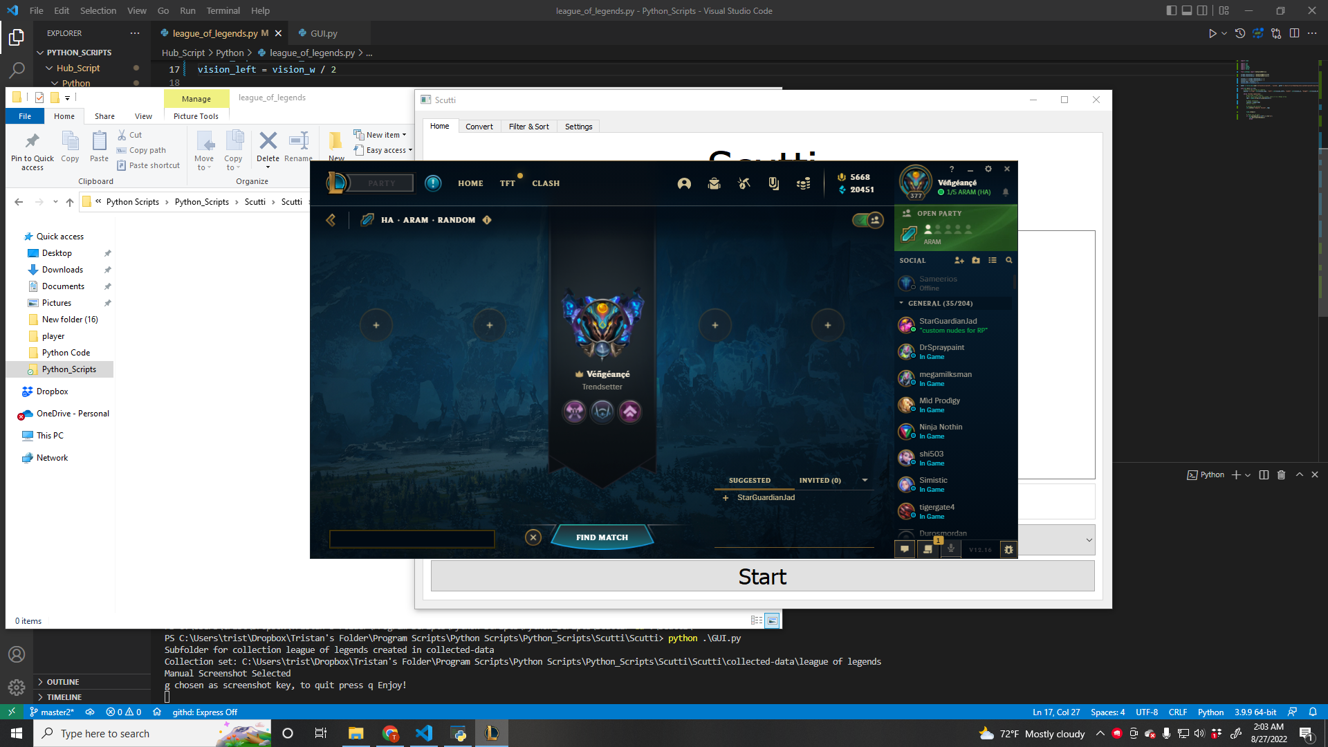 League_Of_Legends Object Detection Model (v1, 2022-08-27 2:09am) by testing