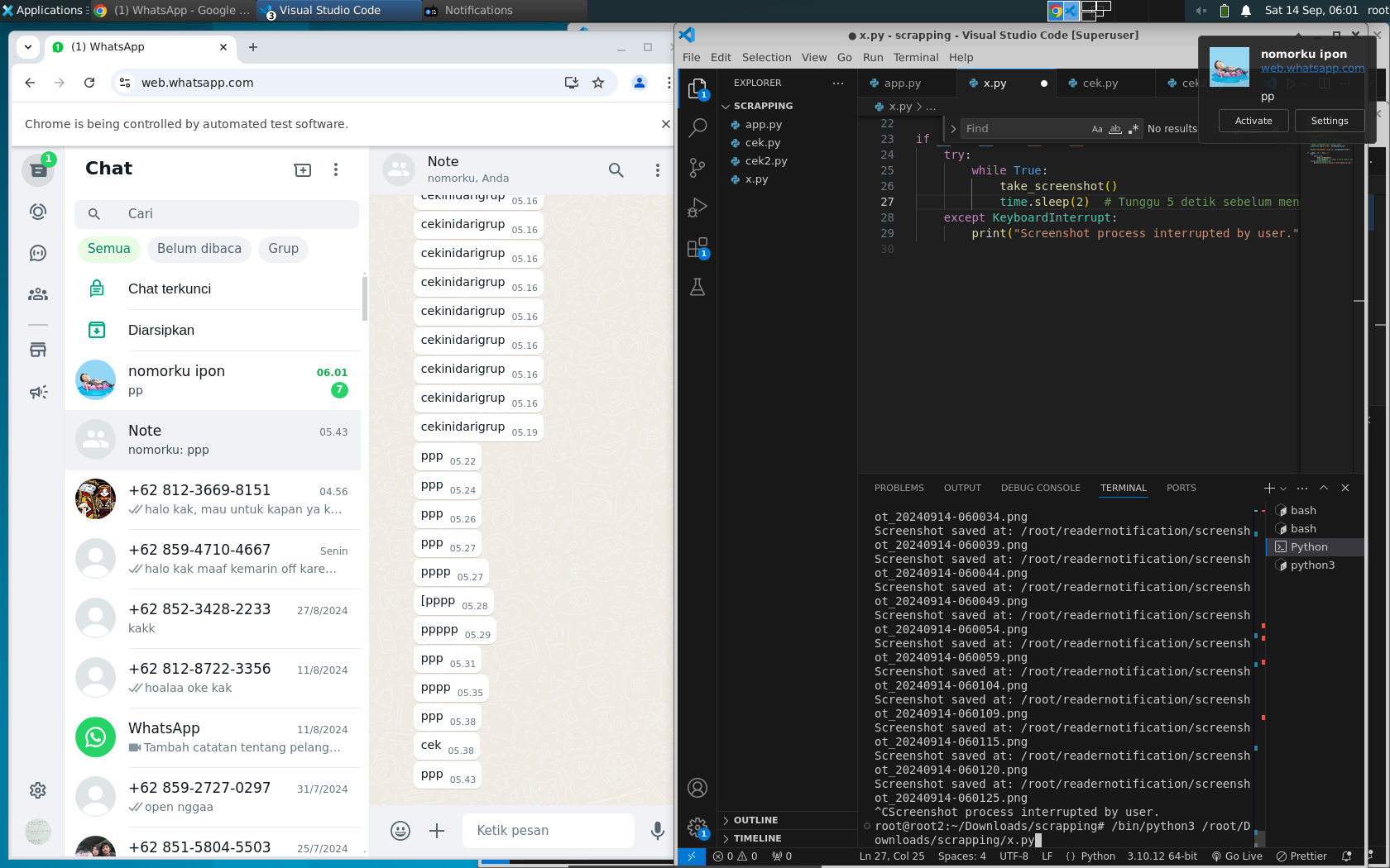 notification reader Object Detection Dataset by Gemastik24