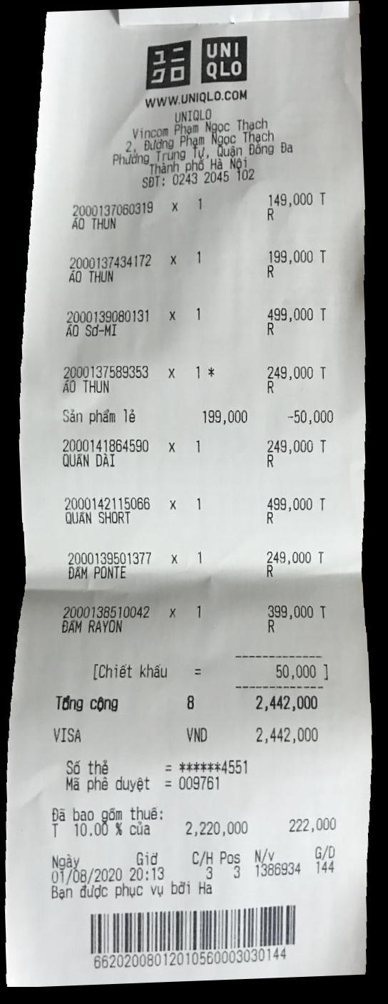 Scan bill Object Detection Dataset by Sang L