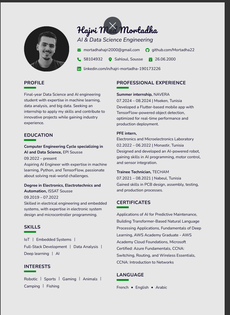 resume analyser Classification Model by CVMAtching