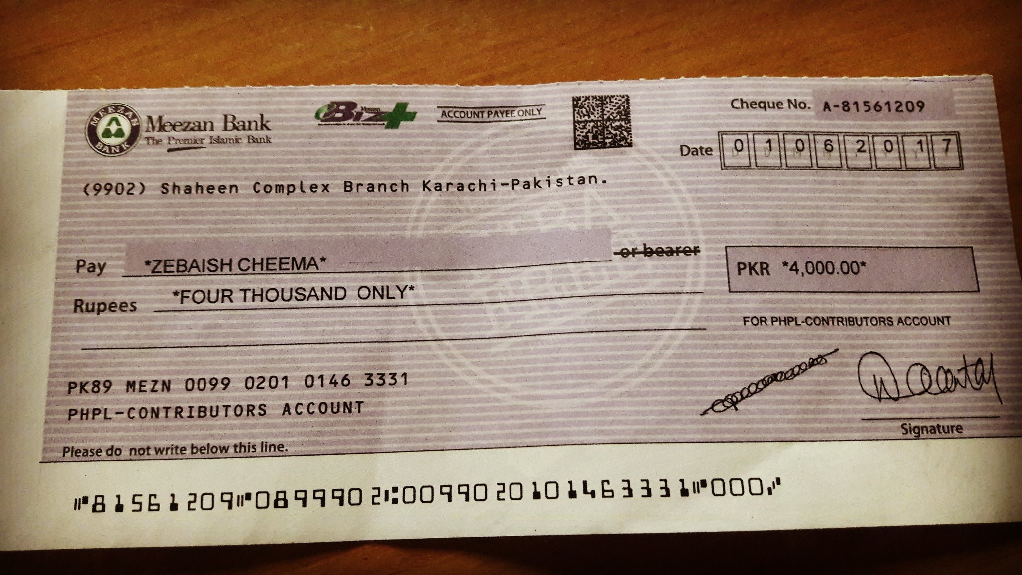 bank cheque Object Detection Dataset by SpaceX